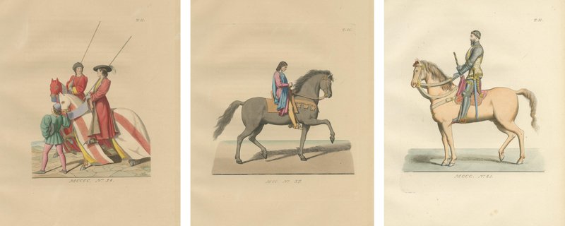 Paul Mercuri, Figures Equestres Médiévales Italiennes & Juges de ...