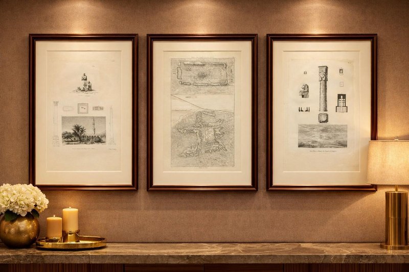 Dominique Baron Vivant Denon, Egypt Architecture and Topography, 1802 ...
