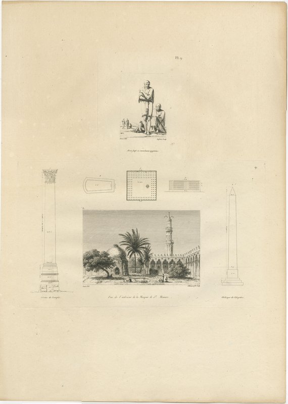 Dominique Baron Vivant Denon, Egypt Architecture and Topography, 1802 ...