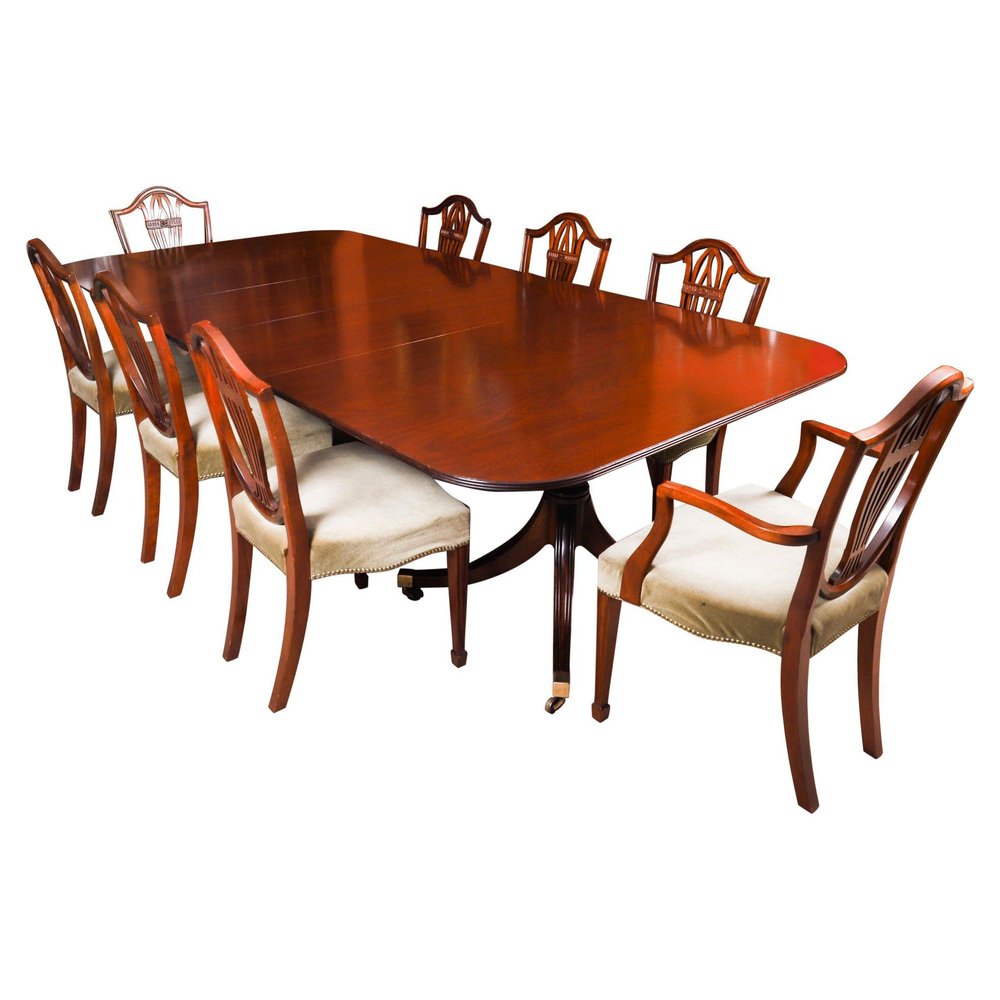 Vintage 20th Century Dining Table and Chairs from William Tillman ...