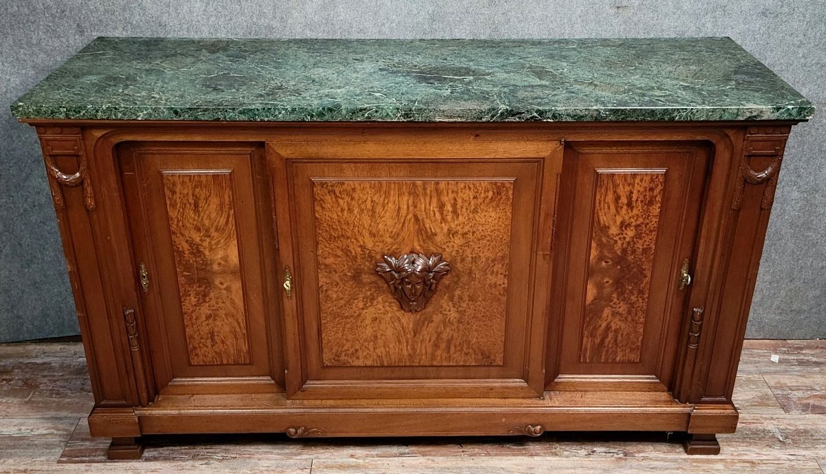 Buffet im Louis XVI-Stil aus Mahagoni und Wurzelholz bei Pamono kaufen