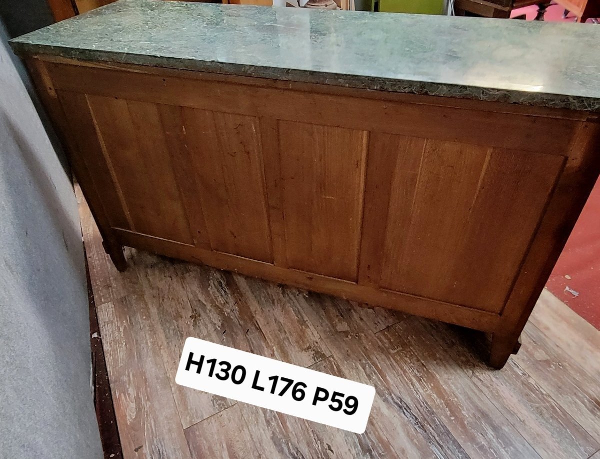 Buffet in stile Luigi XVI in mogano e radica in vendita su Pamono