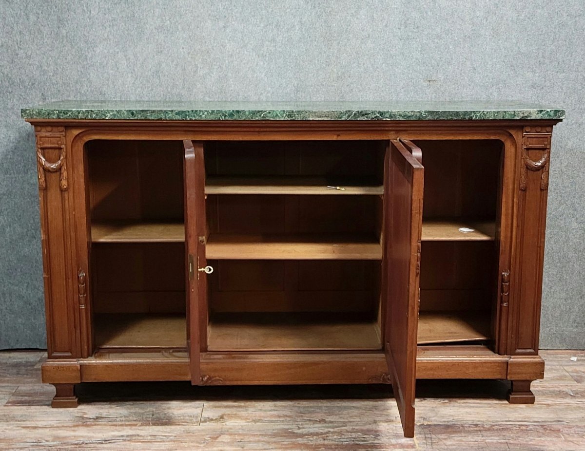 Buffet im Louis XVI-Stil aus Mahagoni und Wurzelholz bei Pamono kaufen