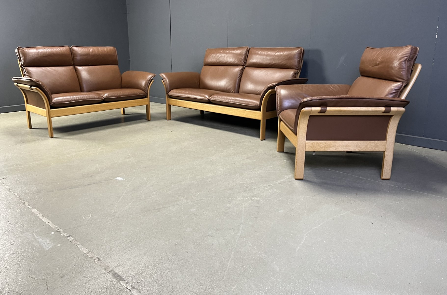 Vintage Scala Sofa Set from Dreipunkt International, 1970s, Set of 3 ...