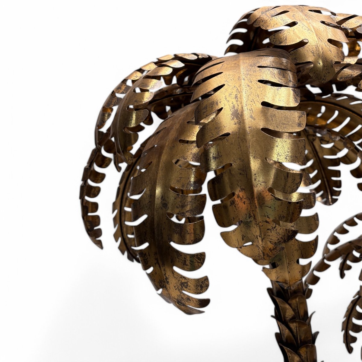Triple Palm Tree Floor Lamp from Maison Jansen for sale at Pamono