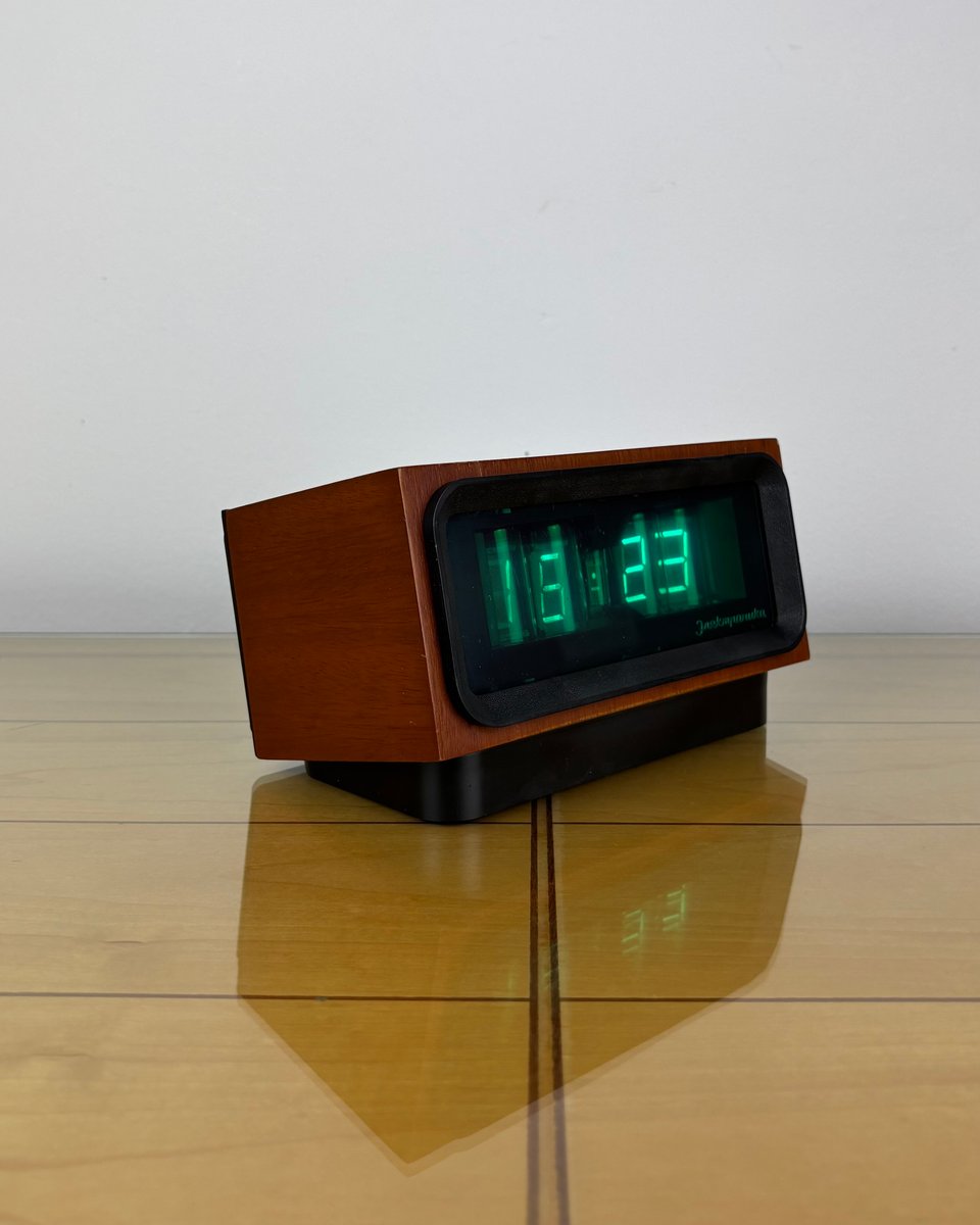 Vintage Industrial Space Age 4 Quartz Digital Clock from Elektronika ...