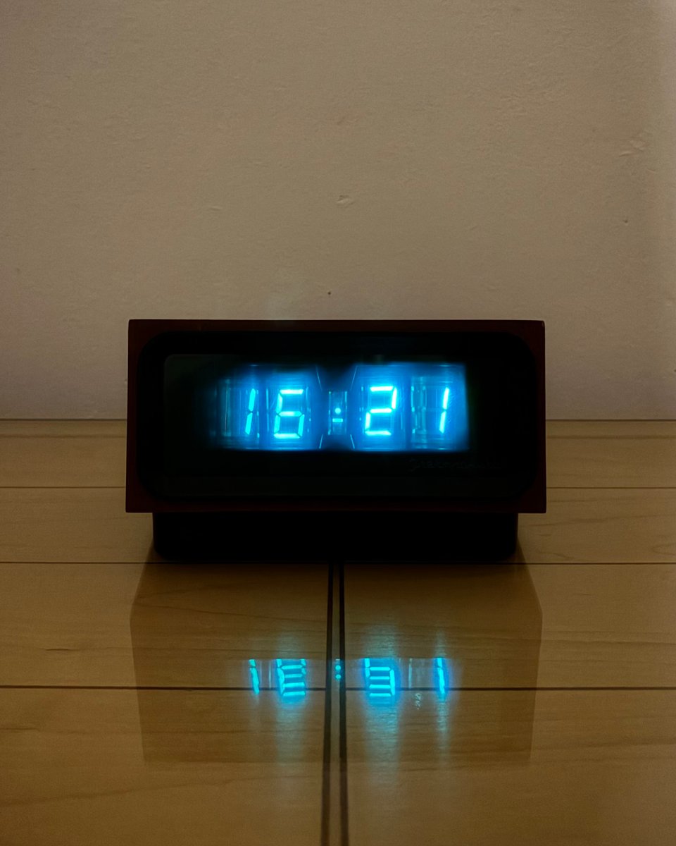 Vintage Industrial Space Age 4 Quartz Digital Clock from Elektronika ...