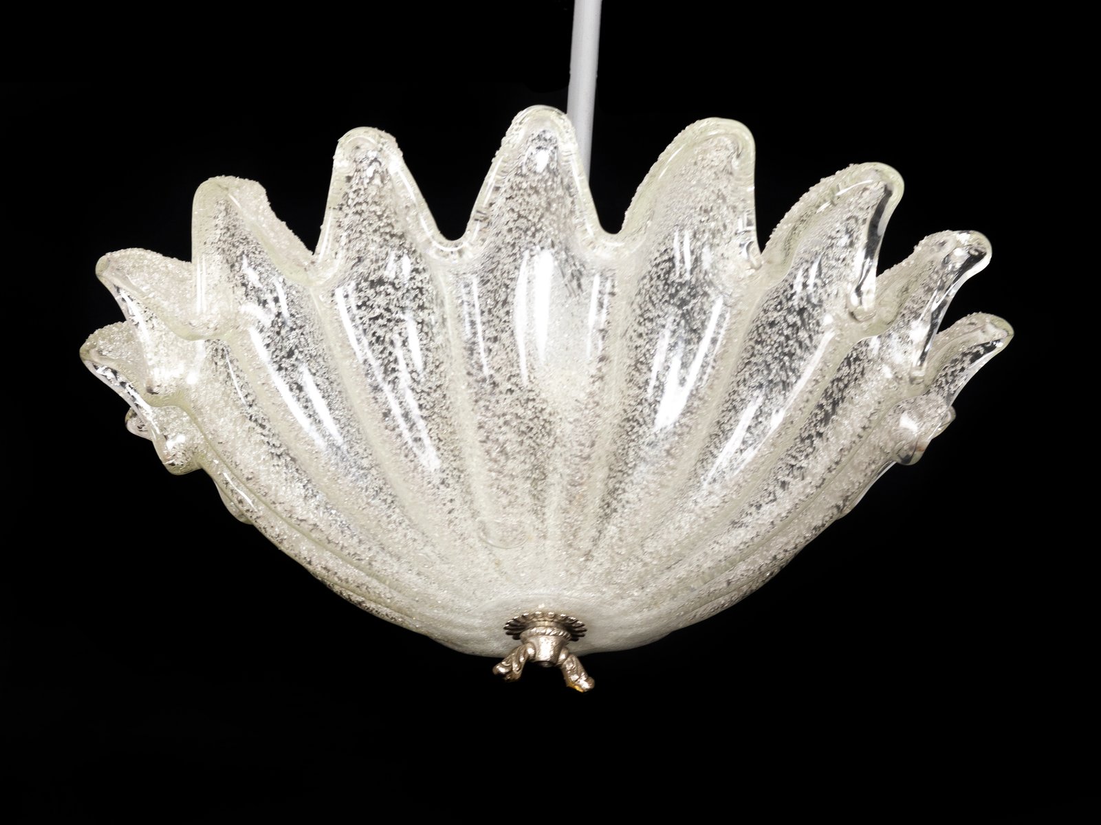Art Deco Plafond Ceiling Lamp in Murano Style Glass, 1920s for sale at ...