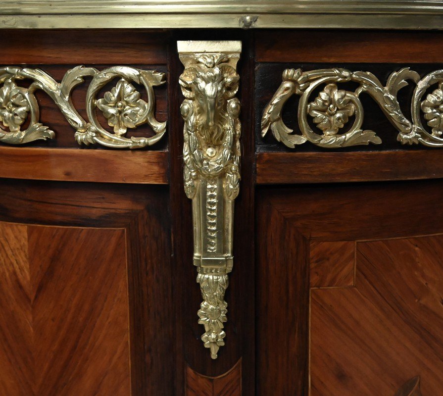 Small Mid-19th Century Louis XVI Marquetry Parlor Cabinet for sale at ...