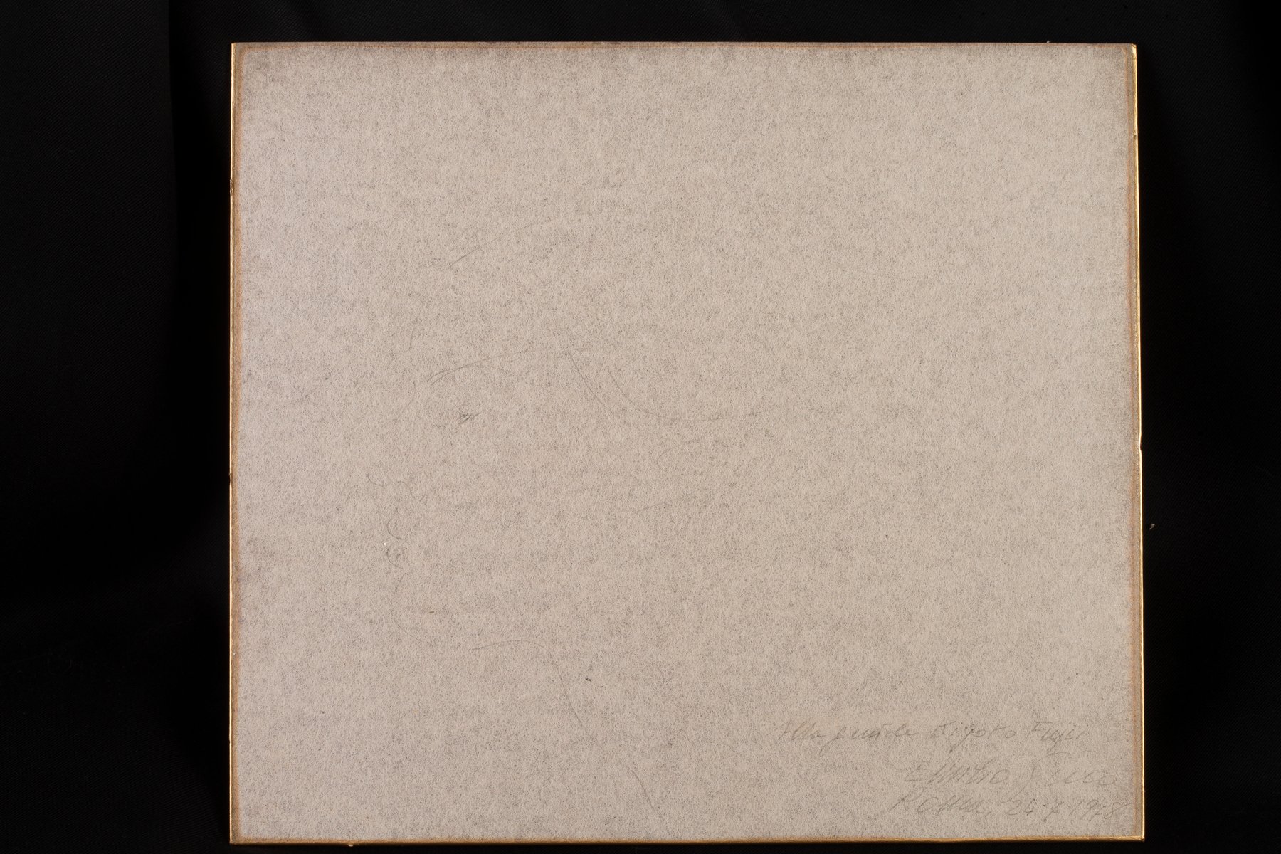 Emilio Greco, Alla Gentile Kiyoko Fuji, 1978, Drawing on Rice Paper for ...