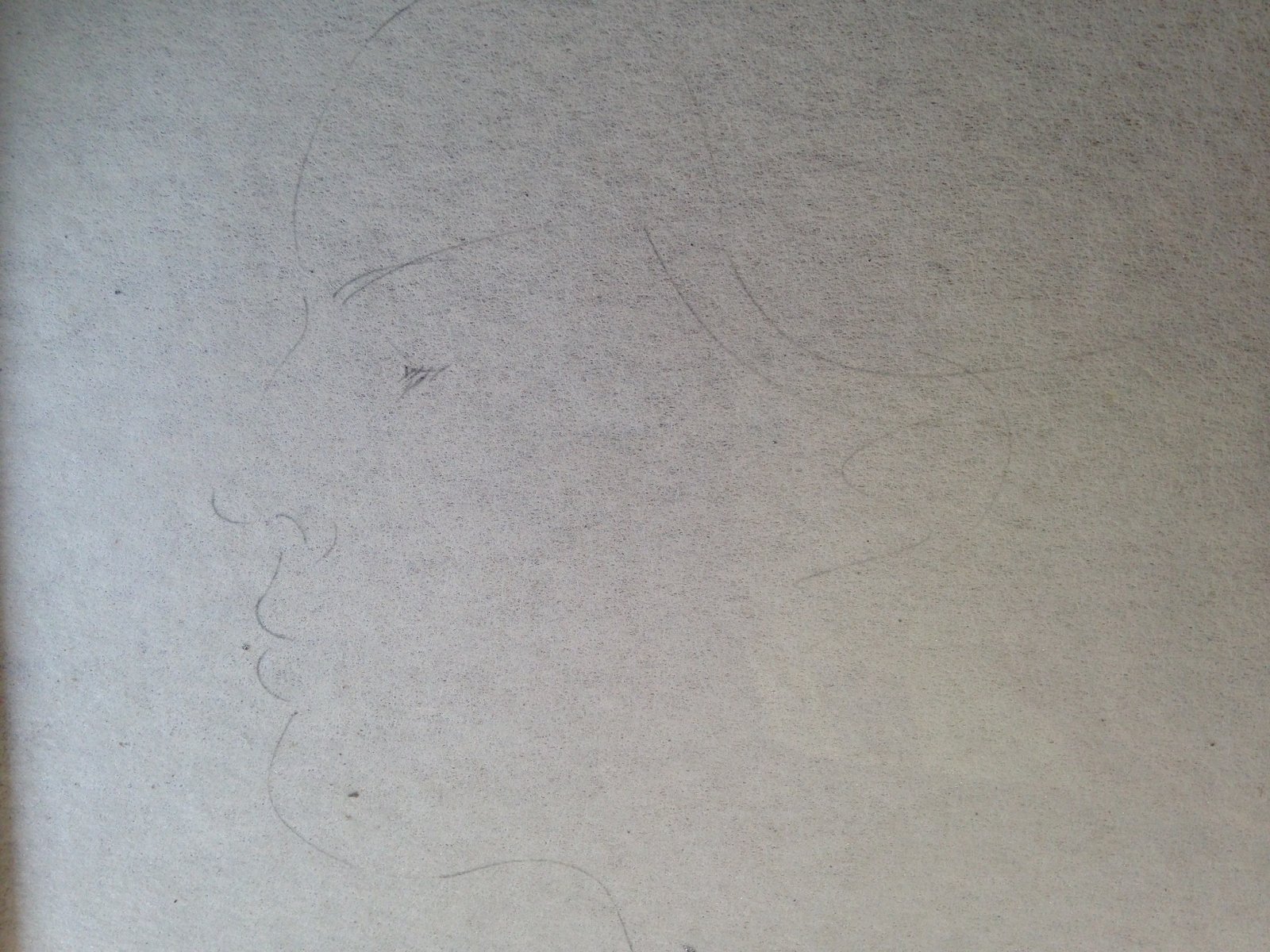 Emilio Greco, Alla Gentile Kiyoko Fuji, 1978, Drawing on Rice Paper for ...