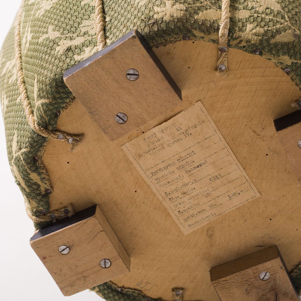 Tulip Ottoman by Jindřich Halabala for Cesky Nabytek, 1950s for sale at ...