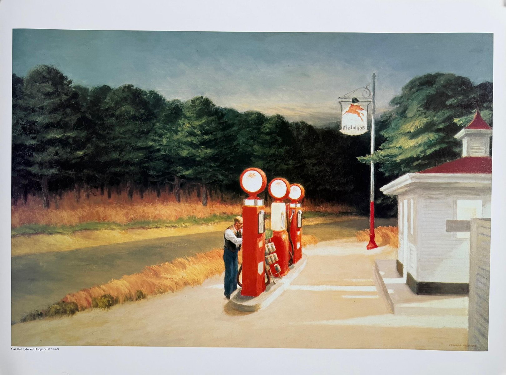 Edward Hopper, Gas, Print for sale at Pamono