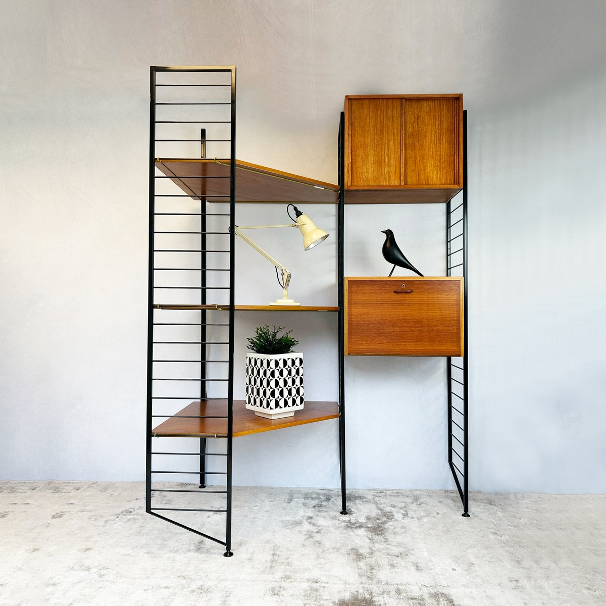 Ladderax Modular Corner Unit by Robert Heal for Staples, 1960s for sale ...