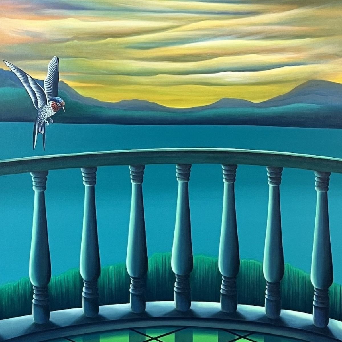 Marta Rynkiewicz, A Swallow Makes a Spring, Acrylic on Canvas, 2026 for ...