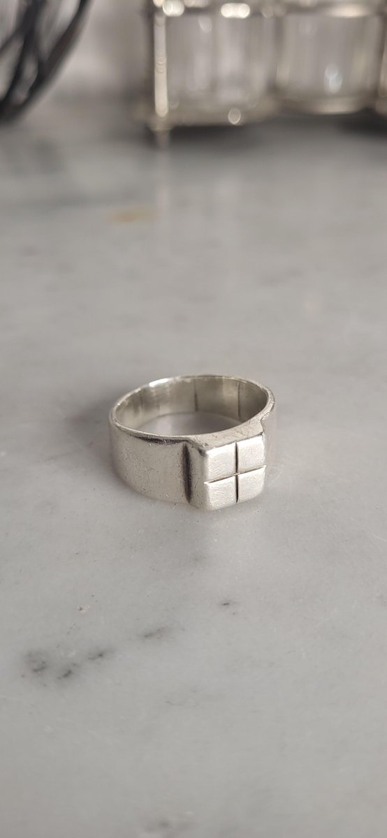 Vintage Silver Ring from Yves Saint Laurent, 1980s for sale at Pamono