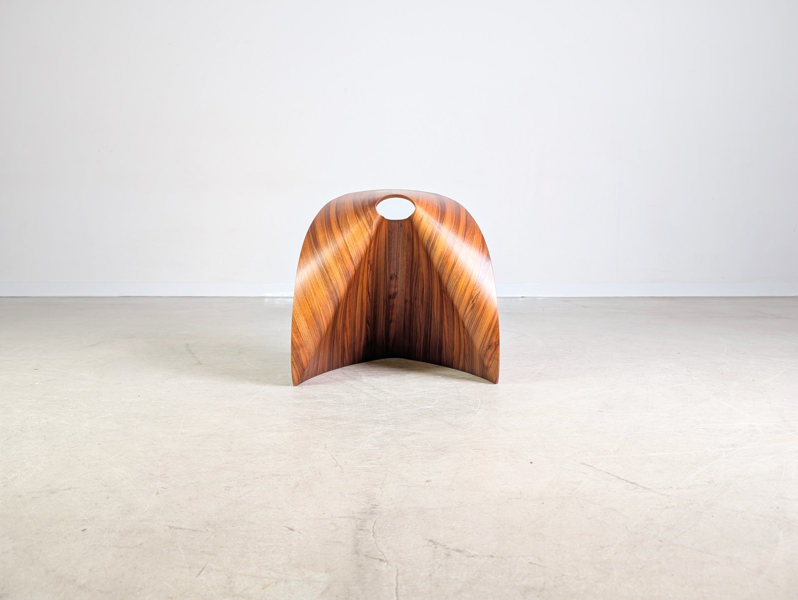 AP Stool in Walnut by Tokomo and Shin Azumi for Lapalma for sale at Pamono