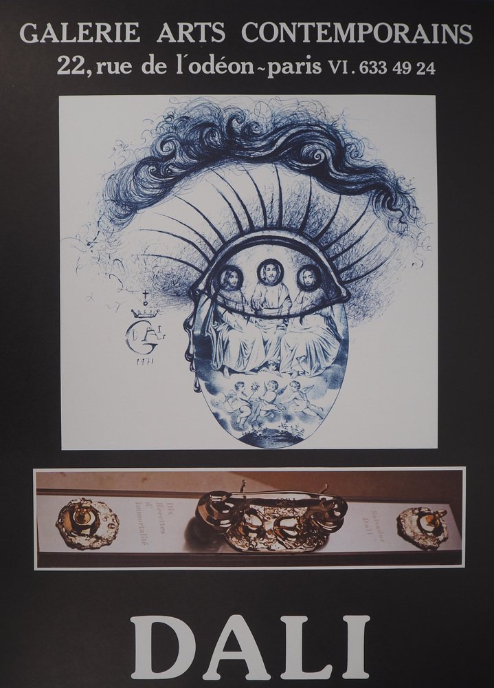 Salvador Dali, Surrealist Eye, Lithograph for sale at Pamono