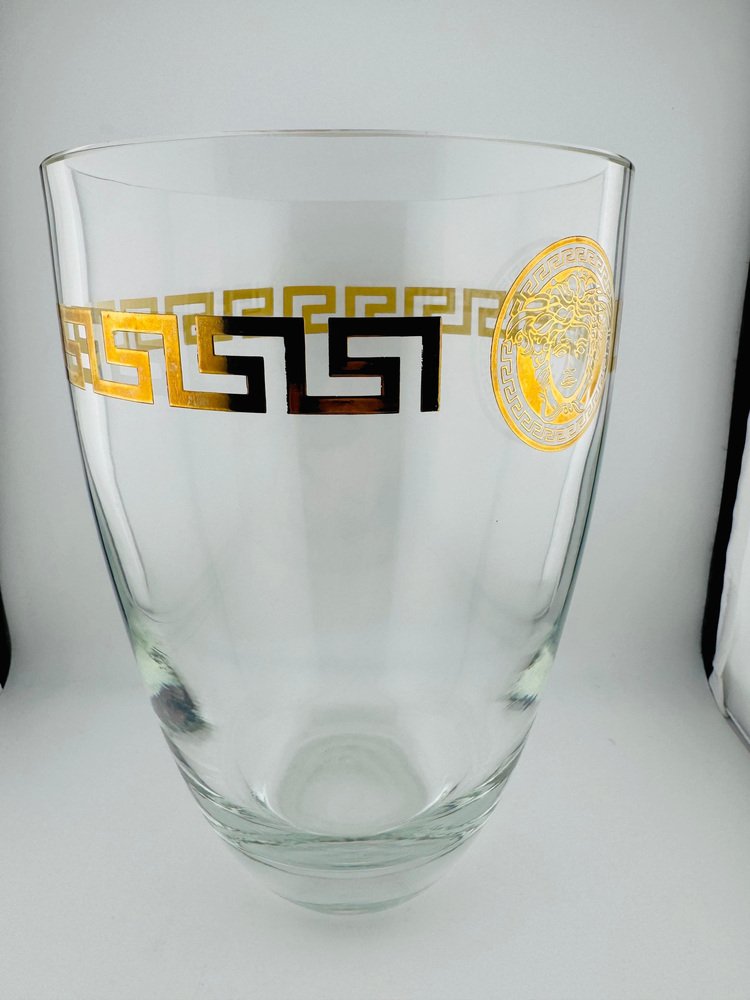 Medusa Crystal Vase by Versace for Rosenthal for sale at Pamono