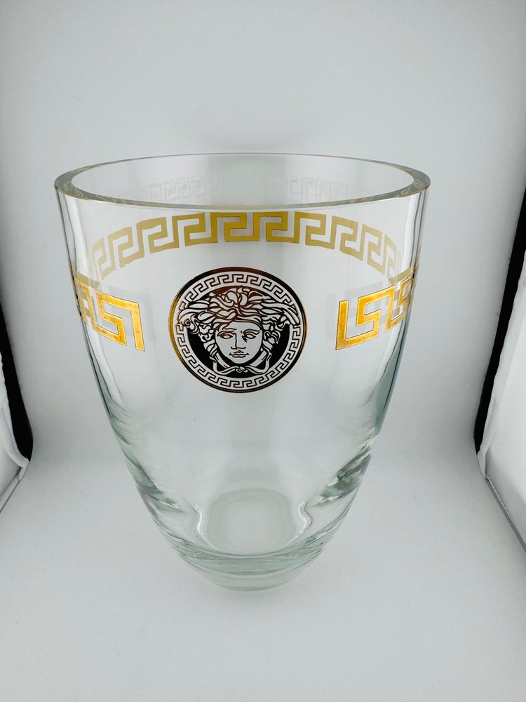Medusa Crystal Vase by Versace for Rosenthal for sale at Pamono
