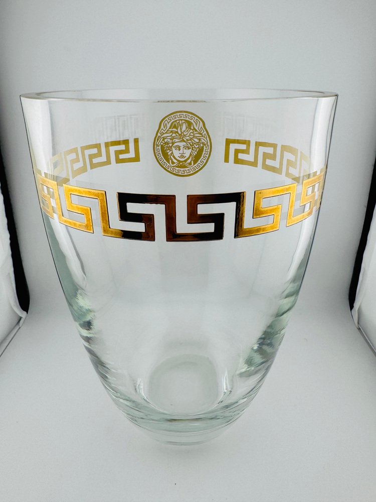 Medusa Crystal Vase by Versace for Rosenthal for sale at Pamono