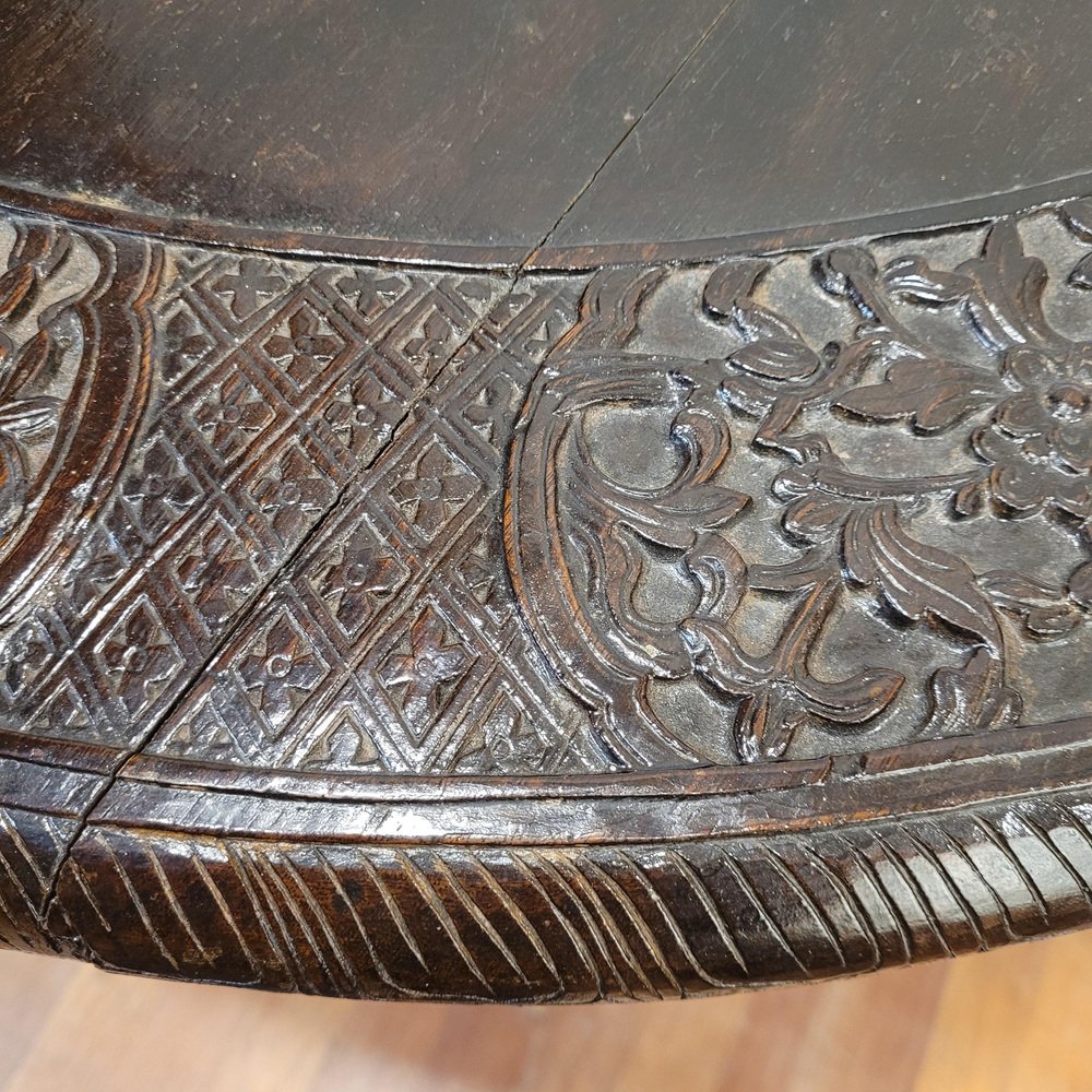 19th Century Anglo-Indian Padauk Center Table, India for sale at Pamono