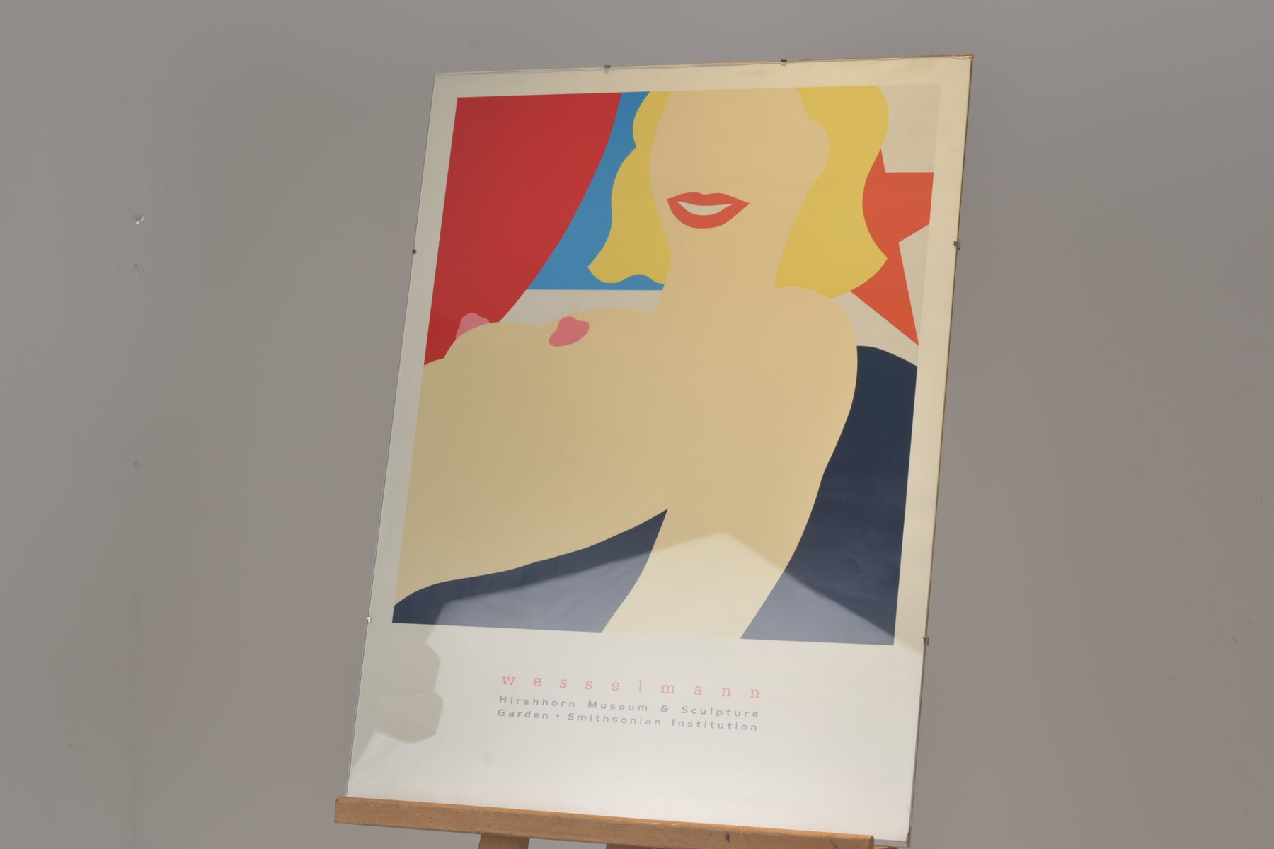 Exhibition Poster, Tom Wesselmann 1965 for Smithsonian, Around 1990 for ...