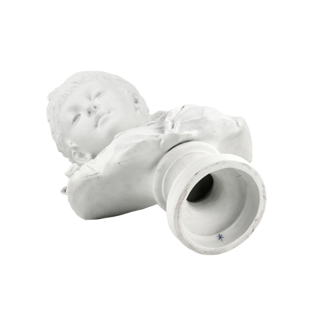 Biscuit Porcelain Bust of a Young Girl from Charles Levy & Co, France ...