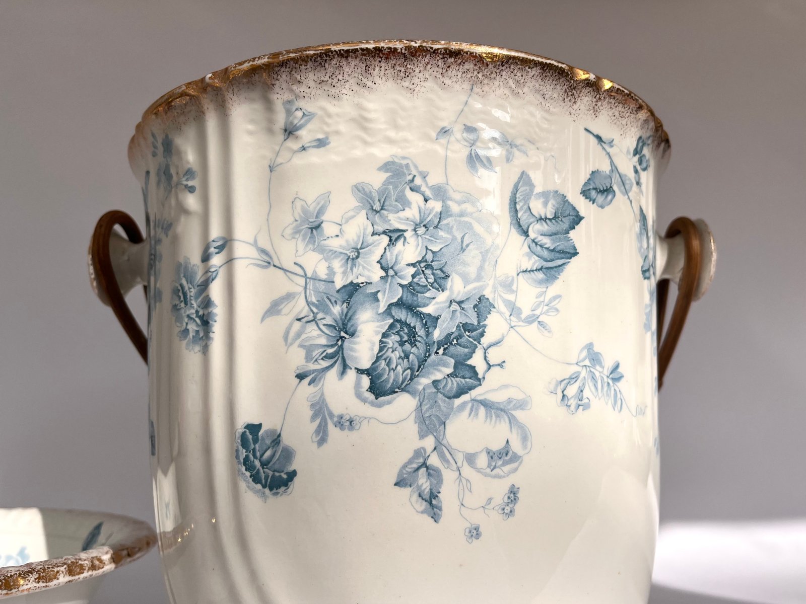 Vaso edoardiano antico in ceramica di John Maddock & Sons, fine XIX ...