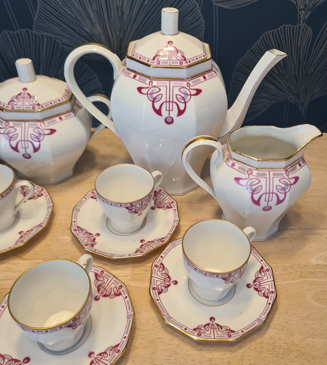 Art Nouveau Coffee Service by BRP Bernardaud & Raynaud for Limoges ...