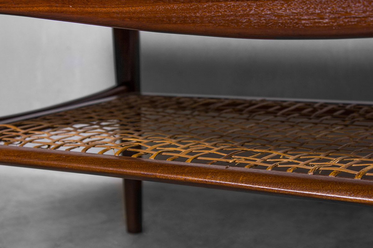 Couchtisch aus Teakholz von Louis Van Teeffelen für WéBé, 1950er bei ...