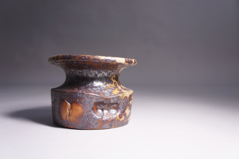 Vintage Swedish Vase in Stoneware by Claes Thell, 1970s for sale at Pamono