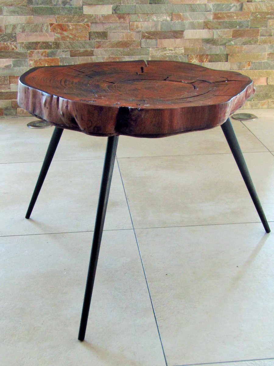 Tree Trunk Coffee Table, 1950s for sale at Pamono