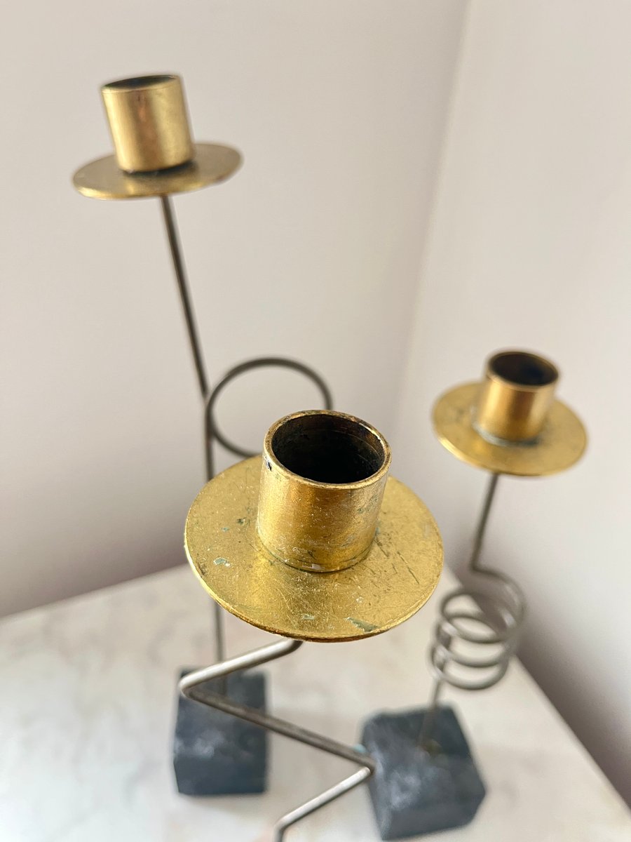 Vintage Postmodern Krasen Candlesticks by Ehlén Johansson for Ikea ...