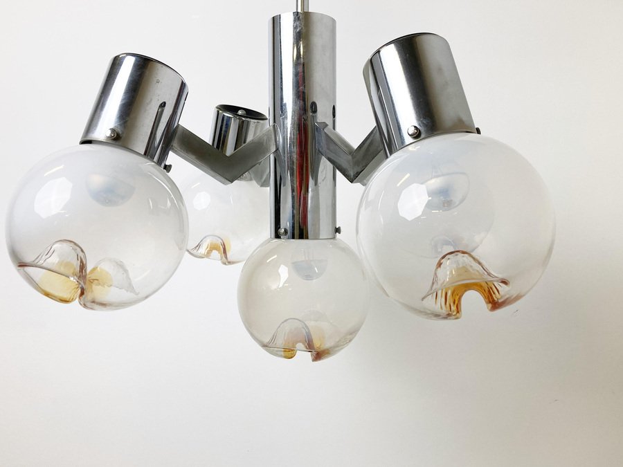 Lustre Vintage de Mazzega, 1960s en vente sur Pamono
