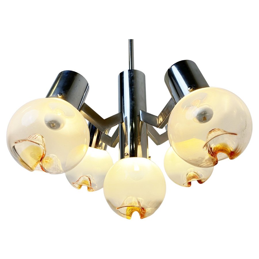 Lustre Vintage de Mazzega, 1960s en vente sur Pamono