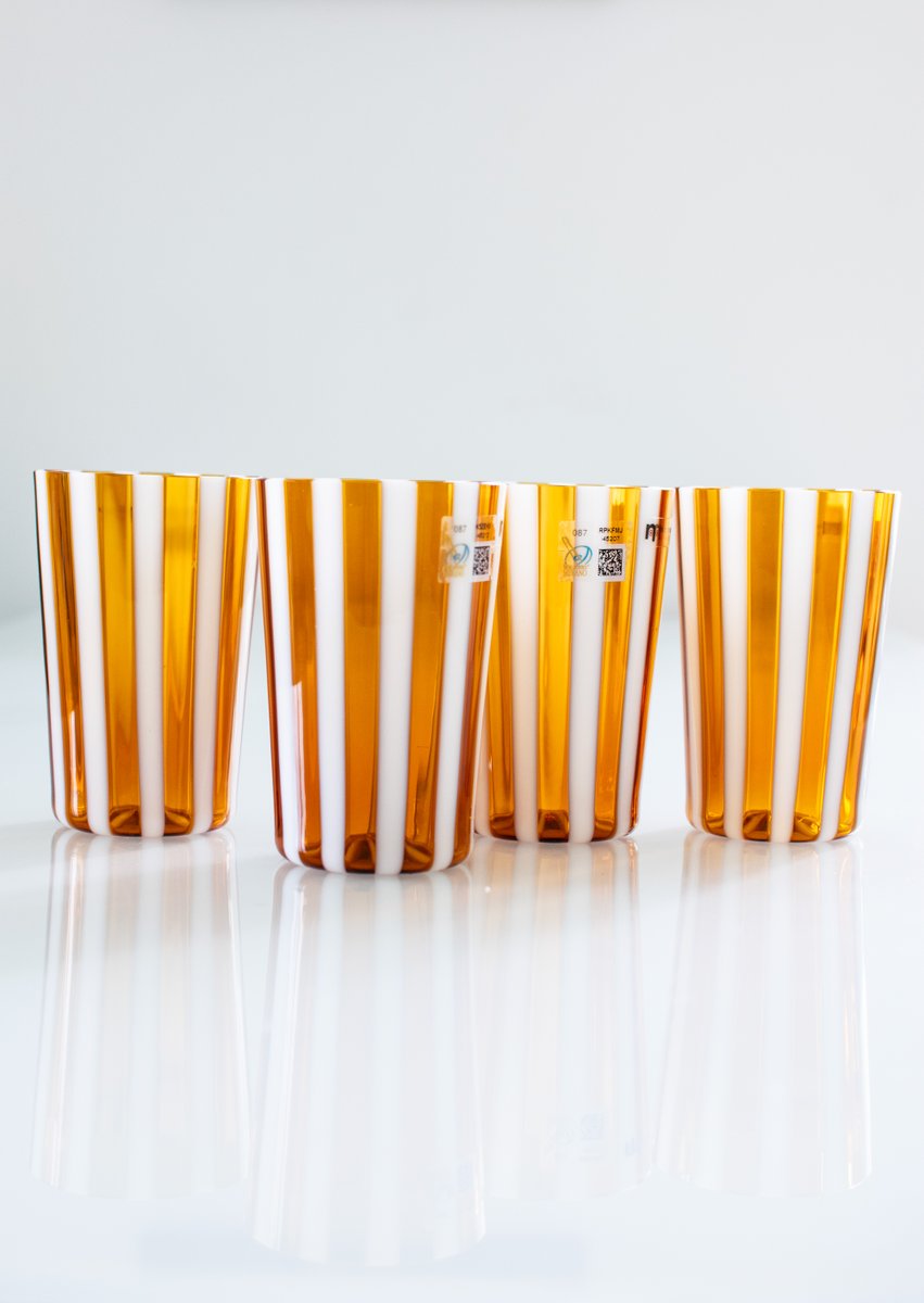 Ribes Collectable Glasses by Mariana Iskra for Ribes Studio, Set of 4 ...