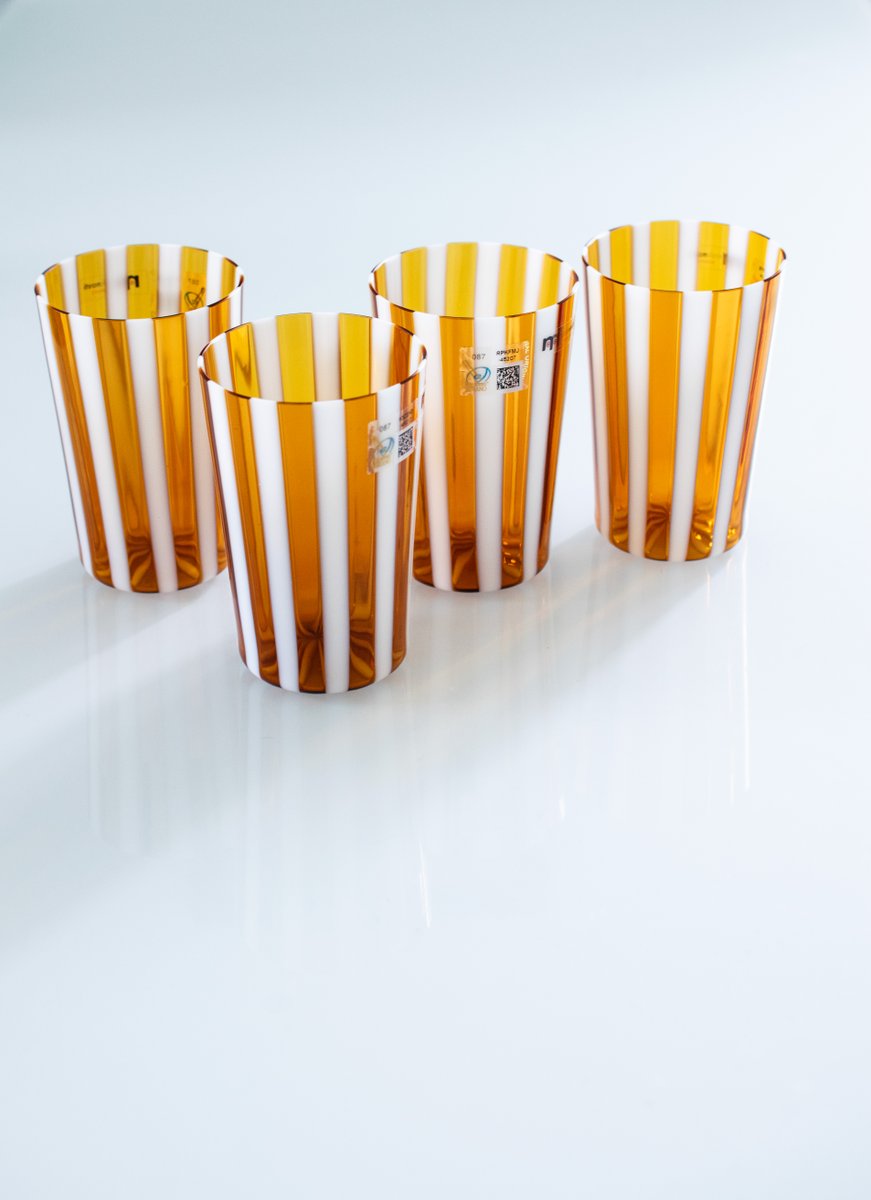 Ribes Collectable Glasses by Mariana Iskra for Ribes Studio, Set of 4 ...