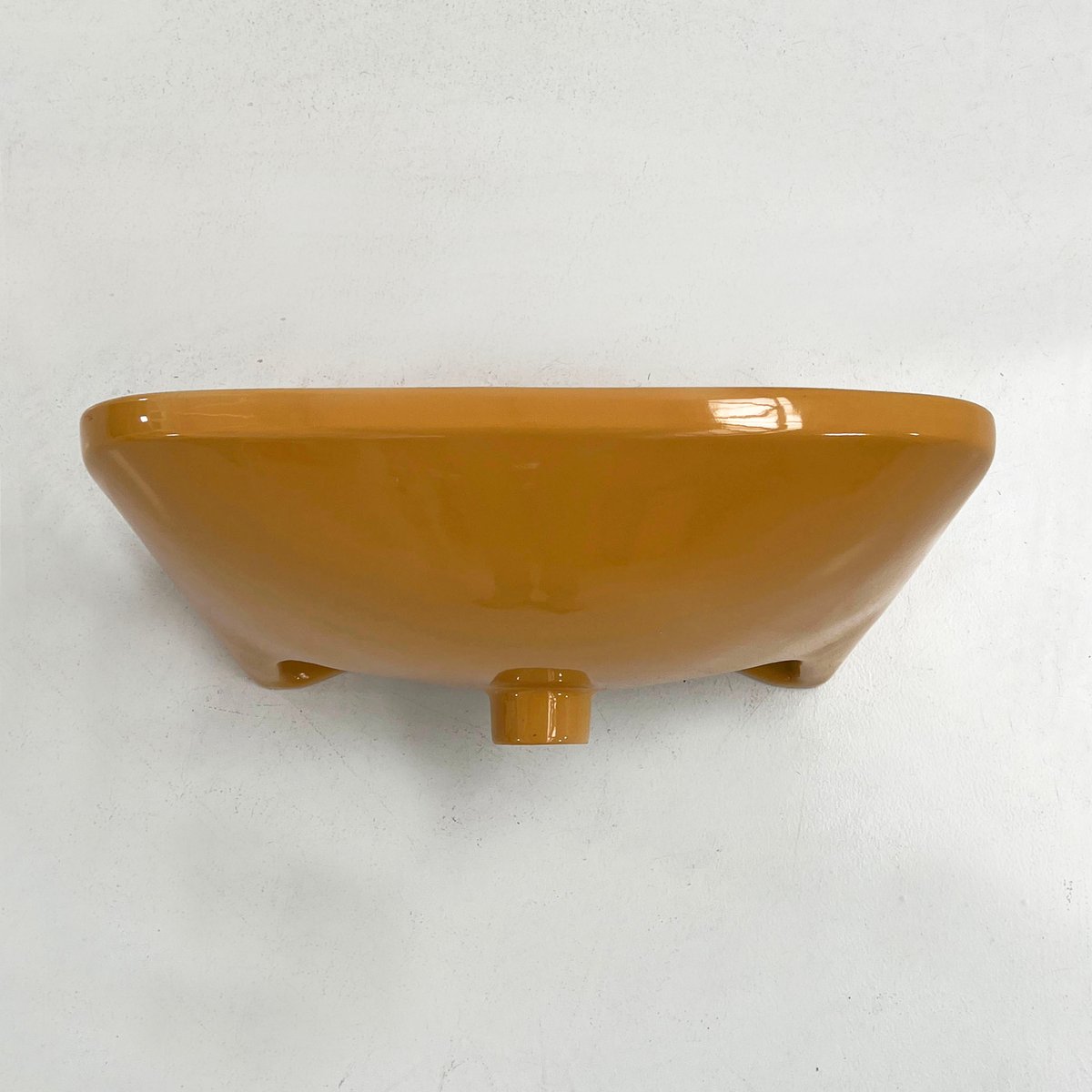 Vintage Round Mustard Sink from Keramag Keravit, 1980s for sale at Pamono