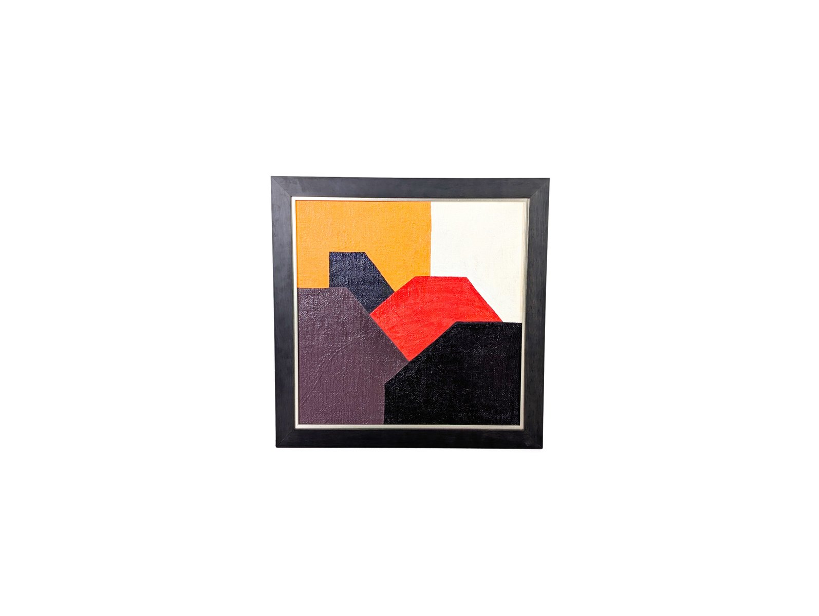 Charlotte Möck, Abstract Composition, Oil on Jute Canvas for sale at Pamono