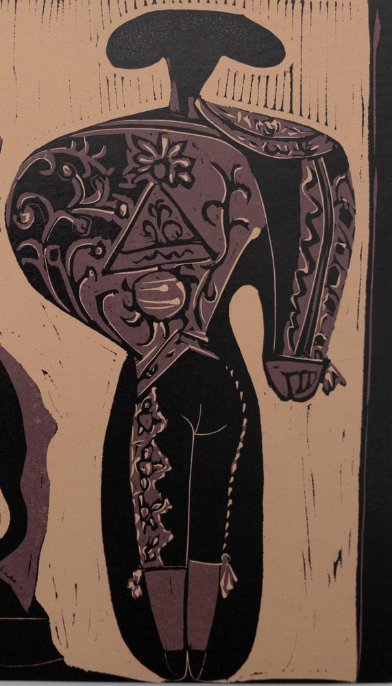 Pablo Picasso, Picador and Bullfighter, Etching for sale at Pamono