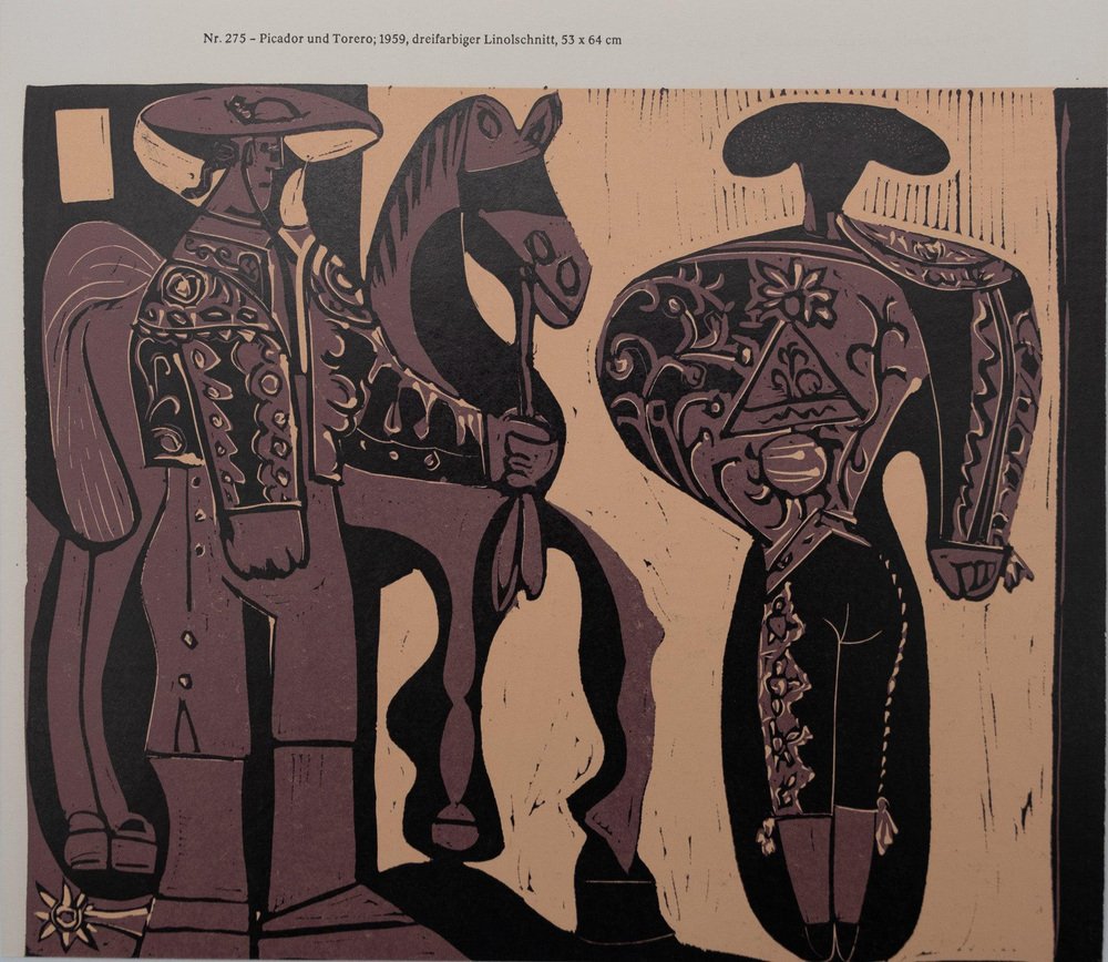 Pablo Picasso, Picador and Bullfighter, Etching for sale at Pamono