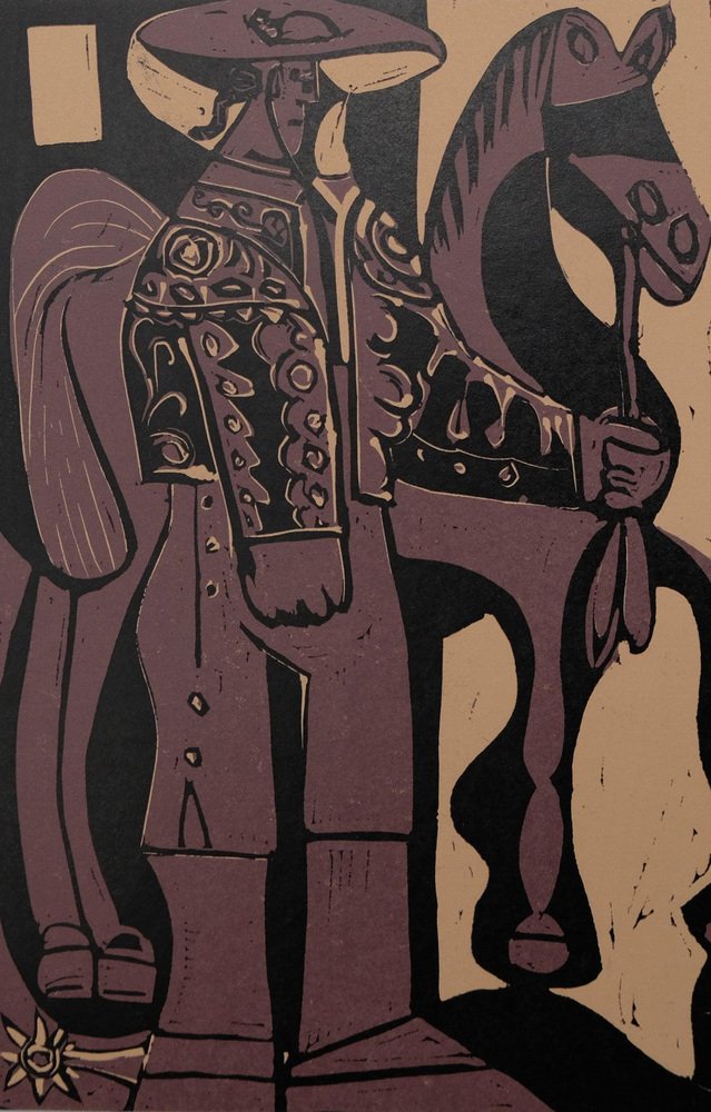 Pablo Picasso, Picador and Bullfighter, Etching for sale at Pamono