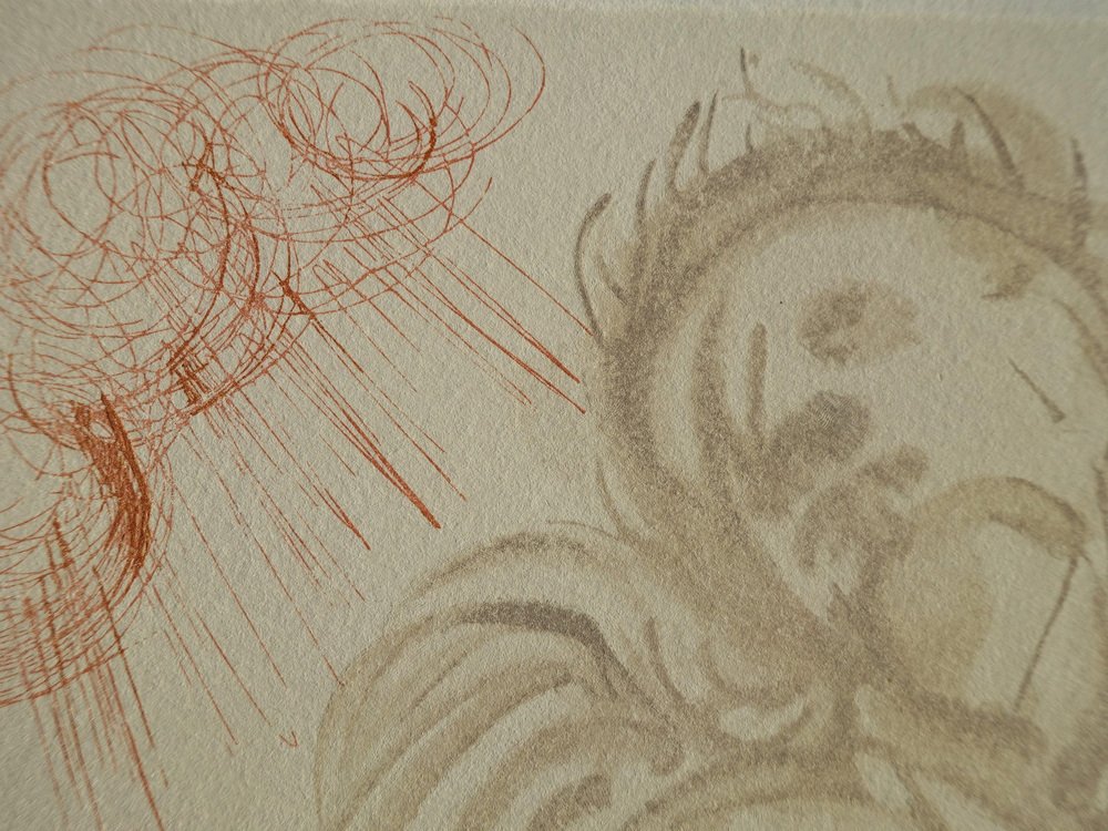Salvador Dalì, Le songe de Dante, nudo, acquaforte in vendita su Pamono