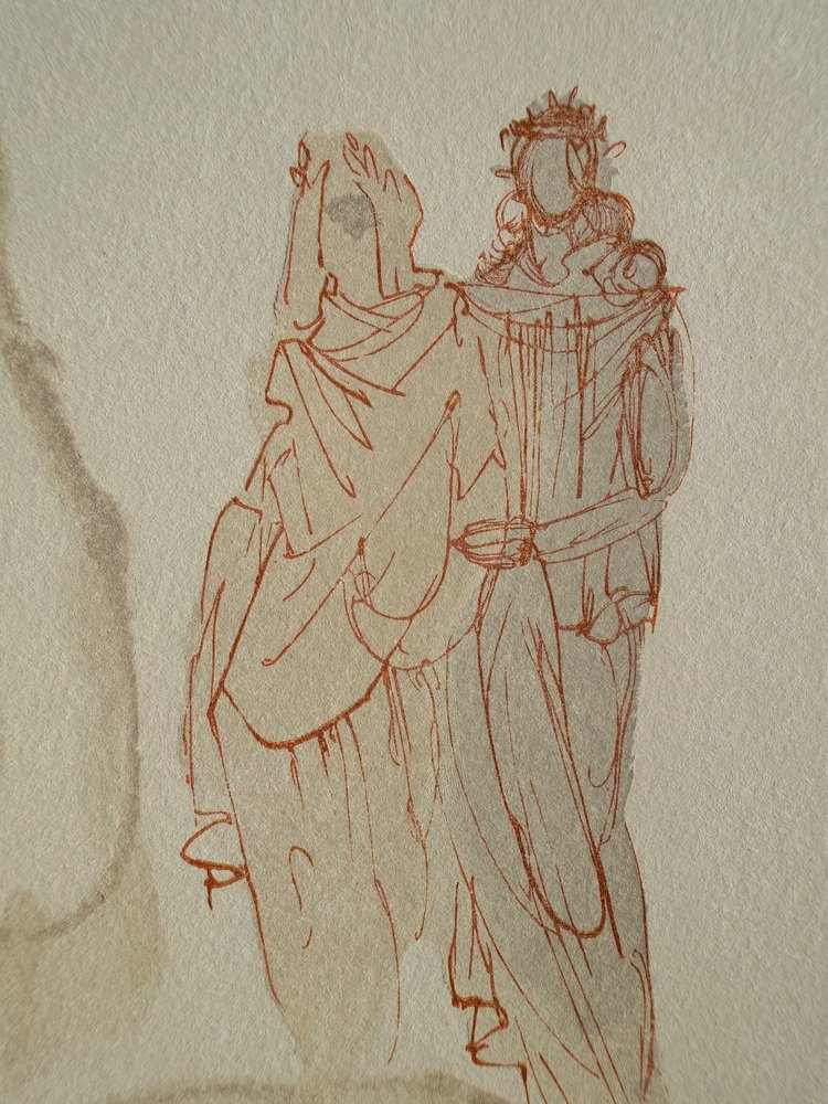 Salvador Dalì, Le songe de Dante, nudo, acquaforte in vendita su Pamono