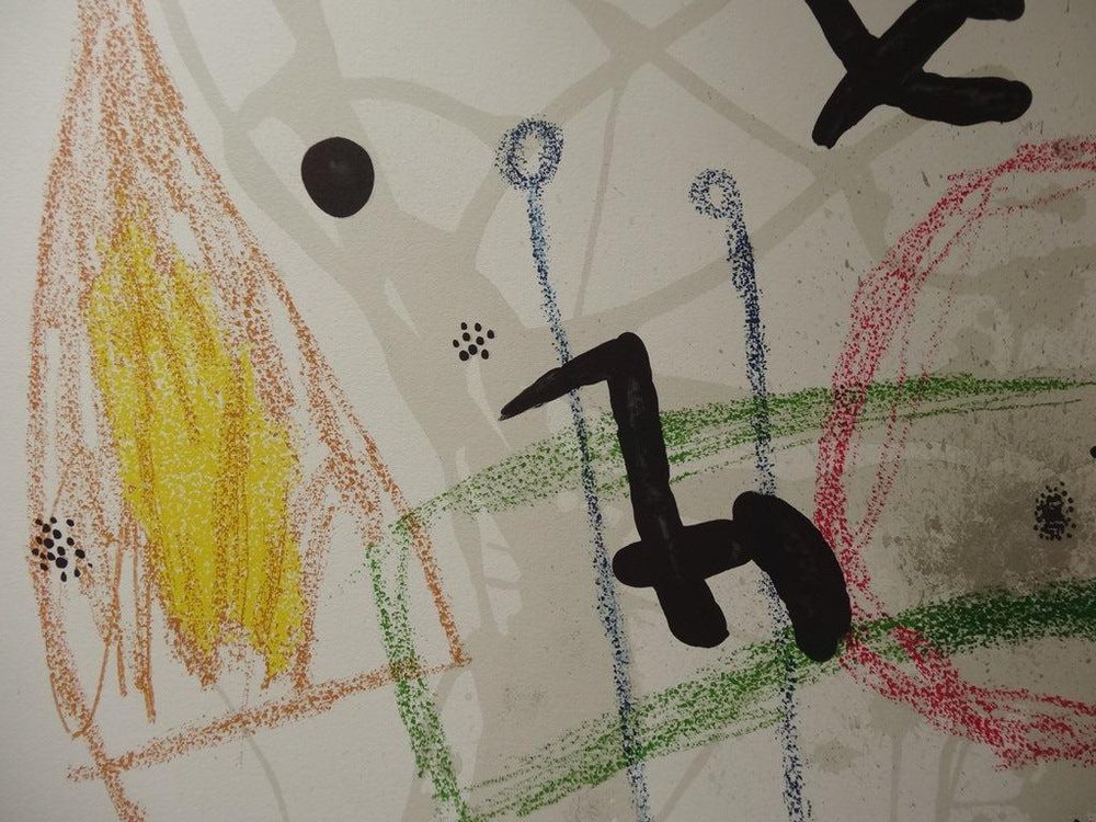 Joan Miro, Maravillas con variaciones acrosticas 5, Lithographie bei ...