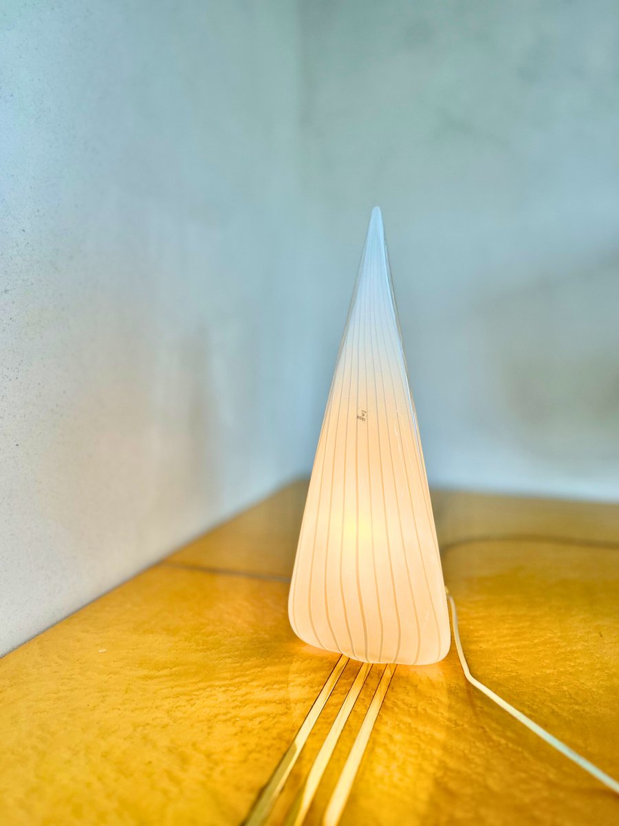 Lampada a forma di piramide Vetri in vetro di Murano di Lino ...