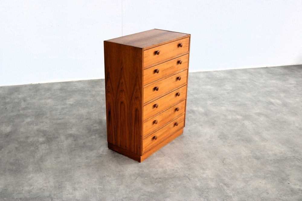 Vintage Chest of Drawers in Teak, 1960s for sale at Pamono