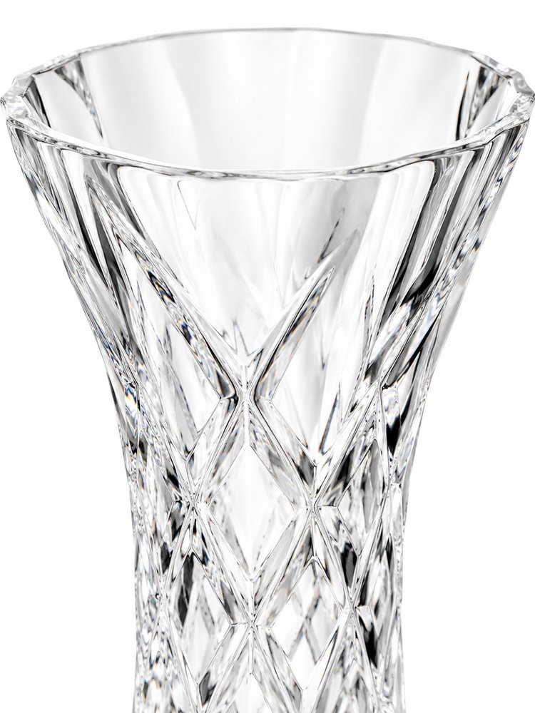 Vintage Waldersee Brilliant Crystal Vase from Orrefors, 1950s for sale ...