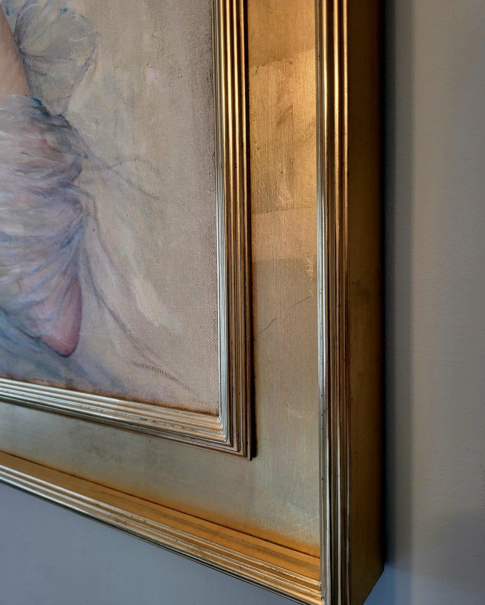 Composition de Portrait d'Artiste École Européenne, 1930s, Peinture à l ...